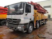 China 49m Used 2012 Putzmeister Pump Truck 331KW With Mercedes Benz Chassis for sale
