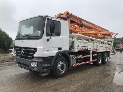 China Placing 37M Equipment Concrete Pumping Trucks, 5 Boom Beton Pumper Machine for sale
