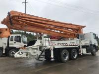 China Placing 37M Equipment Concrete Pumping Trucks, 5 Boom Beton Pumper Machine for sale
