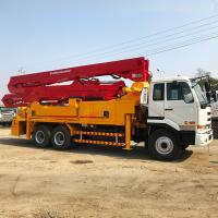 China 4 Boom 140m3/H Used Concrete Pump Truck For Beton Placing Putzmeister for sale