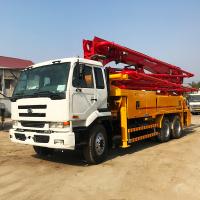China 4 Boom 140m3/H Used Concrete Pump Truck For Beton Placing Putzmeister for sale