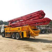 China 4 Boom 140m3/H Used Concrete Pump Truck For Beton Placing Putzmeister for sale