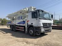 China 3 Axles 47M Used Concrete Boom Truck 11/7 Mpa One Button 120M3/H for sale