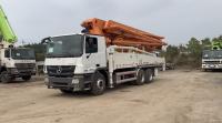 China Actros 3341 Truck Mounted Boom Pump 287kw 9 Mpa Concrete Placing for sale