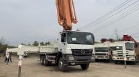 China Actros 3341 Truck Mounted Boom Pump 287kw 9 Mpa Concrete Placing for sale