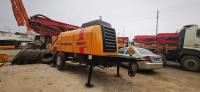 China SAE Certified Used Concrete Trailer Pump 60m3/H 115KW Sany 200Meter Vertical for sale