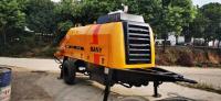 China SAE Certified Used Concrete Trailer Pump 60m3/H 115KW Sany 200Meter Vertical for sale