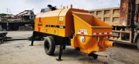 China Mobile Portable Used Trailer Mounted Concrete Pump 400M 115KW Stationary for sale