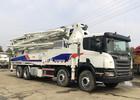 China Zoomlion Truck Mounted Concrete Pump 50M Scania Concrete Pump Truck Machine for sale
