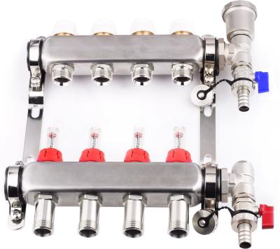 China Dynamic Water Distribution Manifolds system Brass Body Cartridge Flow Meters 50mm for sale