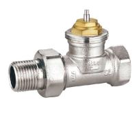China EN215 Certified Straight Thermostatic Radiator Valve With G 1/2'' For Steel Pipe F 1/2''x M 1/2'' for sale