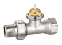 China Thermostatic Isolation Straight Towel Rail Valves 1/2'' X 1/2'' LightWeight Economic for sale