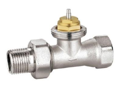 China Thermostatic Isolation Straight Towel Rail Valves 1/2'' X 1/2'' LightWeight Economic for sale