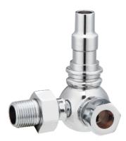 China 15mm Copper Classic Traditional Radiator Valves Corner Type 1/2 Inches for sale