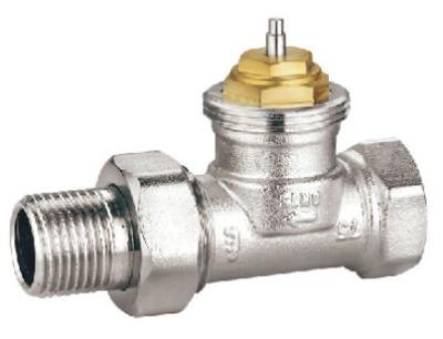 China EN215 Straight Thermostatic Radiator Valves With G 3/8'' For Steel Pipe F 3/8''X M 3/8'' for sale