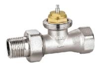 China Straight Thermostatic Radiator Valves 3/8'' X 3/8'' Lightweight Economic Type for sale