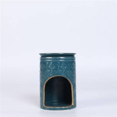 China Ceramic Scented Oil Burner 8.4x12.4cm for Wax Melts Tea Light Candle Aromatherapy for sale