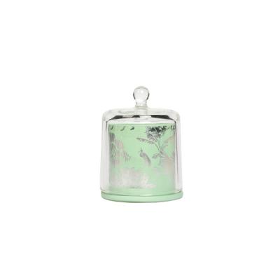 China Private Label Glass Dome Essential Oil Scented Candle 165g 30H Burn Time for sale