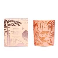 China 290g Gold Stamping Box Custom Private Label Candles for sale