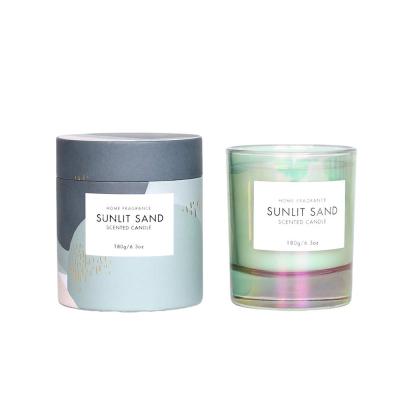 China Hand Pour Cotton Wick Velas Scented Soy Jar Candles for sale