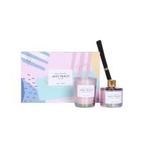 China Rainbow Finish Handmade Scented Candle Gift Set 70g 50ml Home Fragrance for sale