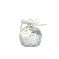 China Electroplated Heat Resistant Glass Jar Scented Candle Holder 700g with Lid for Home Decor for sale