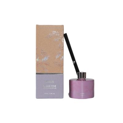 China Eco Friendly 200ml Glass Reed Diffuser Air Freshener for Home Luxury Room Scent for sale