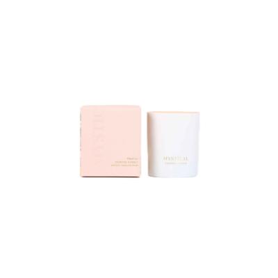 China Private Label 180G Glass Jar Scented Candle 8x9.3cm Soy Wax 30H Burning Time for sale