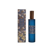 China Alcohol Free Aromatherapy Room Spray 100ml Blue Glass Bottle Air Freshener Private Label for sale