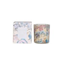 China Valentine Day Decal Glass Jar Scented Candle 30H Burning Time 180G Wax for sale