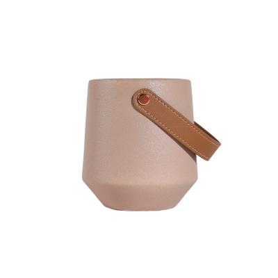 China 440G 55H Luxury Scented Candle Ceramic Jar Home Decor Soy Wax 10.1x11.2CM for sale
