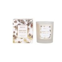 China 155g 30H Aroma Scented Candle Non Toxic Christmas Candles Soy Wax Blend Glass Jar for sale
