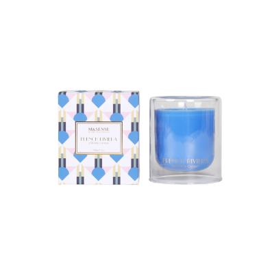 China 80x93mm Scented Jar Candle Custom Small Candles in Glass Jars 180g 30H Burn Time for sale