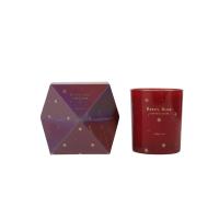China 150G Scented Soy Wax Christmas Candle Glass Jar 30H Burning Time for sale
