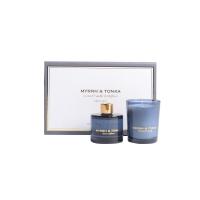 China 19.3x7.5x12.9CM Home Fragrance Gift Set Scented Candle Reed Diffuser 70g 50ml for sale