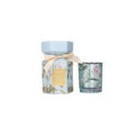 China Private Label Glass Scented Jar Candle 180g 30h Burning Time Soy Wax for sale