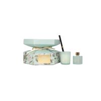 China Soy Wax Reed Diffuser and Candle Gift Set 70g 50ml Aromatherapy Home Fragrance for sale