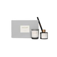 China Handmade Box Luxury Glass Jar Scented Candle Gift Set 70g 50ml for sale