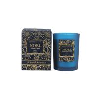China Exquisite Mixed Wax Candle 250g 45h Burning Time Clean Non Toxic Scented Glass Jar for sale