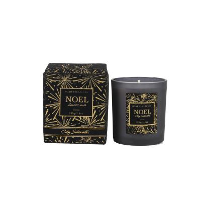 China 150g Soy Scented Candle Gift Set with Essential Oils 25h Burning Time for sale
