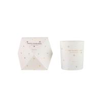 China Christmas Gift Box Scented Soy Candle 7.3x8.5cm Glass Jar 150g 30H Burning Time for sale