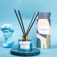 China Ion Plating Glass Jar Home Scent Reed Diffuser 100ML for sale