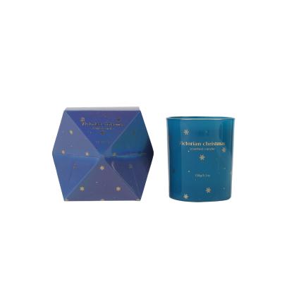 China Custom Glass Jar Scented Soy Candle 150g 30H Burning Time for Hotel Decoration Gift for sale