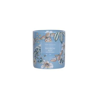 China Decal Custom Bulk Ceramic Jar 240G Luxury Scented Candle for sale