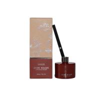 China 200ml Cherry Blossom Reed Diffuser Home Fragrance Essential Oil Air Freshener Glass Jar for sale