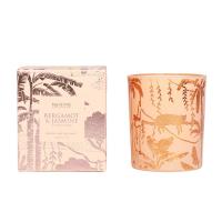 China Wholesale Custom Bergamot Jasmine Scented Candle 150g 30H Burning Time Glass Jar for sale