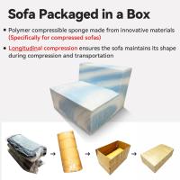 China Modular Convertible Sectional Sofa Fabric Tofu Block Cloud Couch 35D Sponge Compressed for Living Room for sale