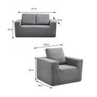 China Modular Convertible Sectional Sofa Fabric Tofu Block Cloud Couch 35D Sponge Compressed for Living Room for sale