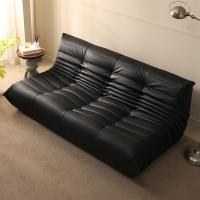 China Modern Minimalist Genuine Leather Reclining Lounge Chair Modular Sofa Loveseat for Home Apartment for sale