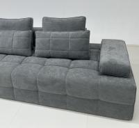 China Custom Modular Fabric 35D Sponge Upholstered Reclining Sofa Bed Sectional Couch Compressed Sofa for Home for sale